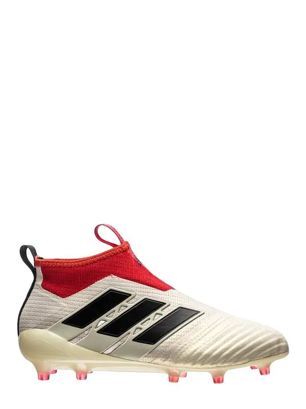 Adidas Ace 17 Purecontrol Fg Cleats - Crystal White/core Black/red