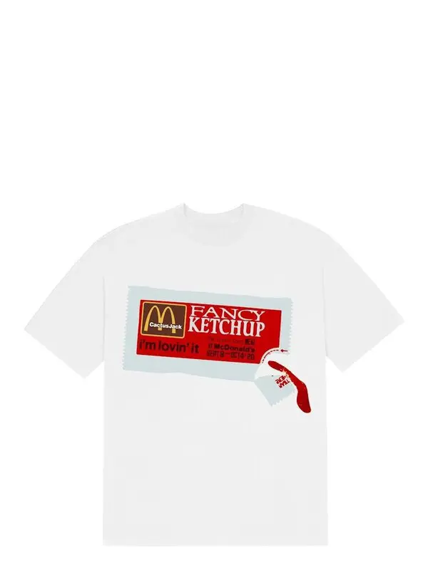 TRAVIS SCOTT X Cpfm 4 Cj Ketchup T-shirt - White