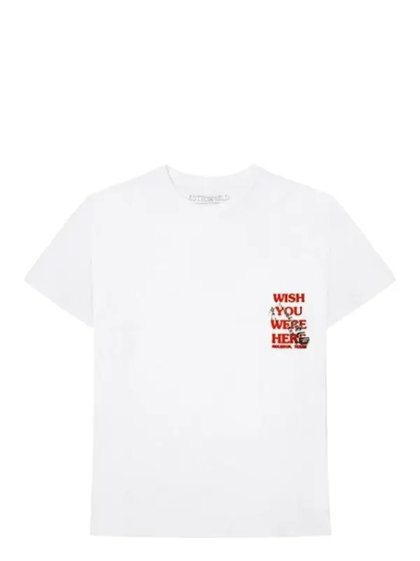 TRAVIS SCOTT Wish You Were Here Festival Tee Shirt - White