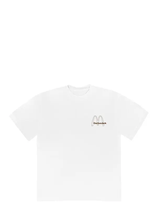 TRAVIS SCOTT X Mcdonald's Vintage Action T-shirt - White