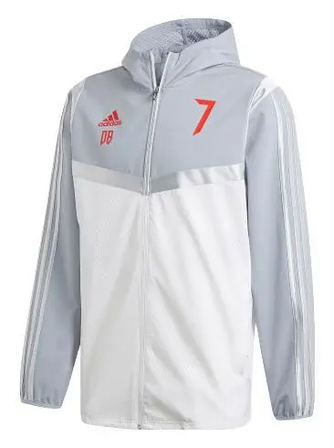 Adidas Predator David Beckham Hooded Jacket - White/light Grey