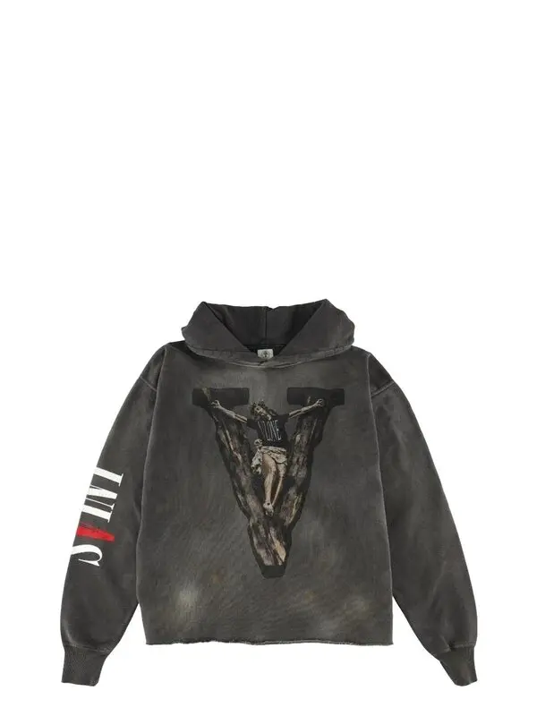 SAINT MXXXXXX X Vlone Hoodie - Black