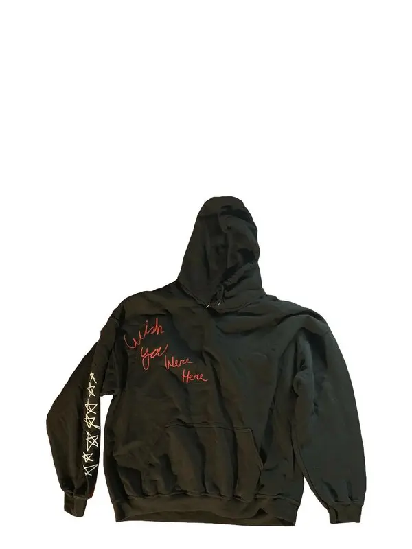 TRAVIS SCOTT Wish You Were Here Hoodie - Black