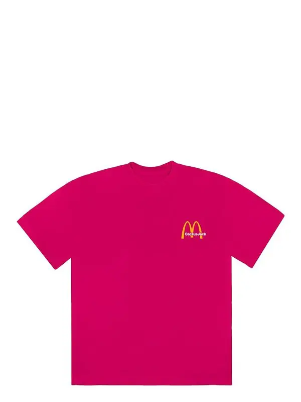 TRAVIS SCOTT X Mcdonald's Vintage Action Figure Ii T-shirt - Pink