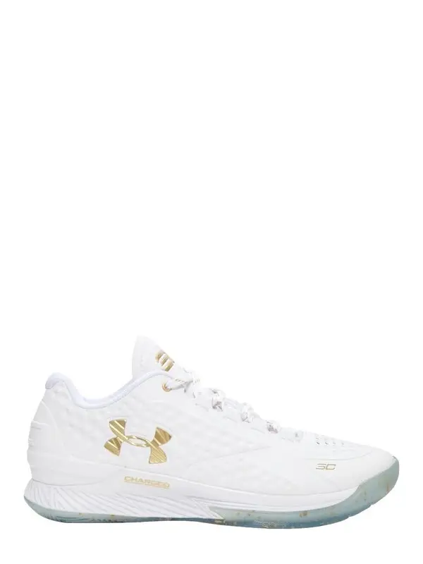 Under Armour Ua Curry 1 Low Championship Sneakers - White/gold