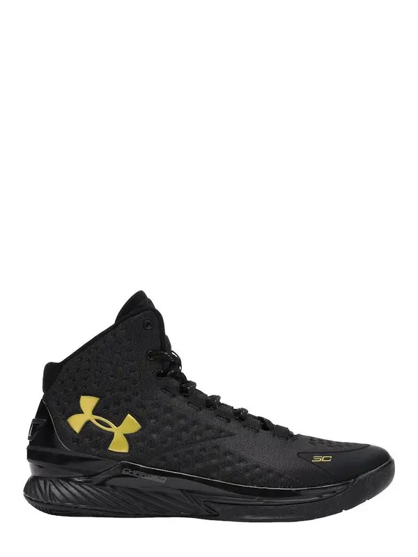 Under Armour Ua Curry One And Gold Banner - Black
