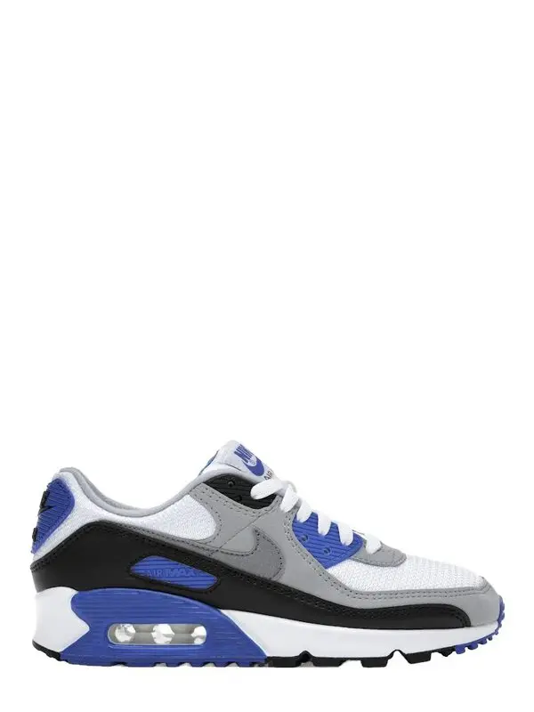 Nike Air Max 90 Recraft Royal Sneakers - White/particle Grey/royal Blue