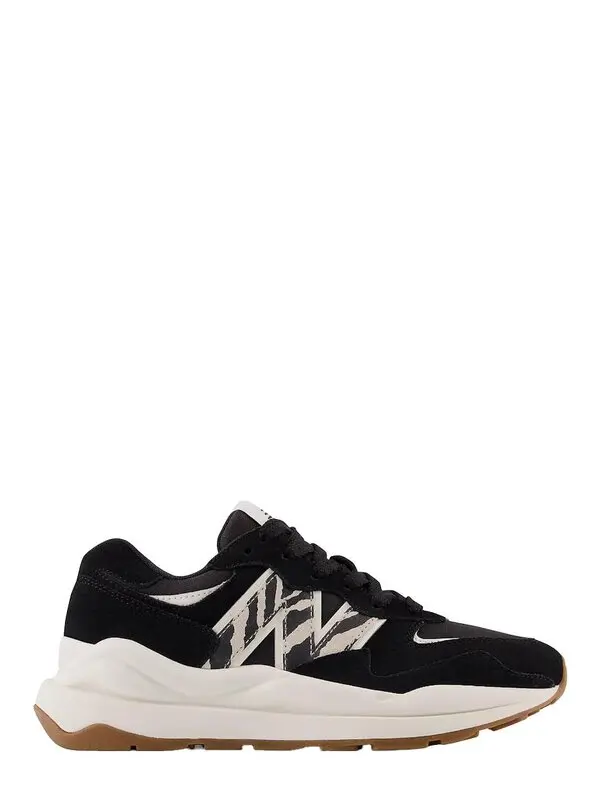 NEW BALANCE 57/40 Zebra Print Sneakers - Black/sea Salt