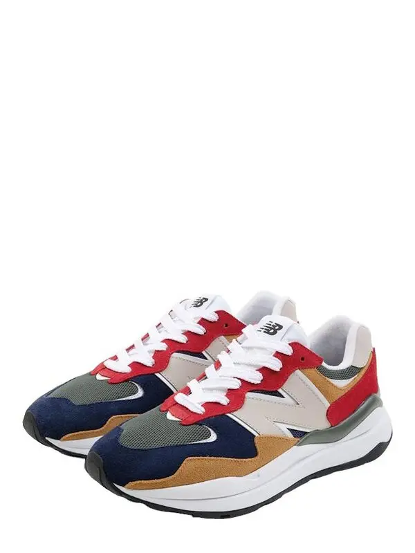 NEW BALANCE 57/40 Dahood Sneakers - Tan/red/navy Blue