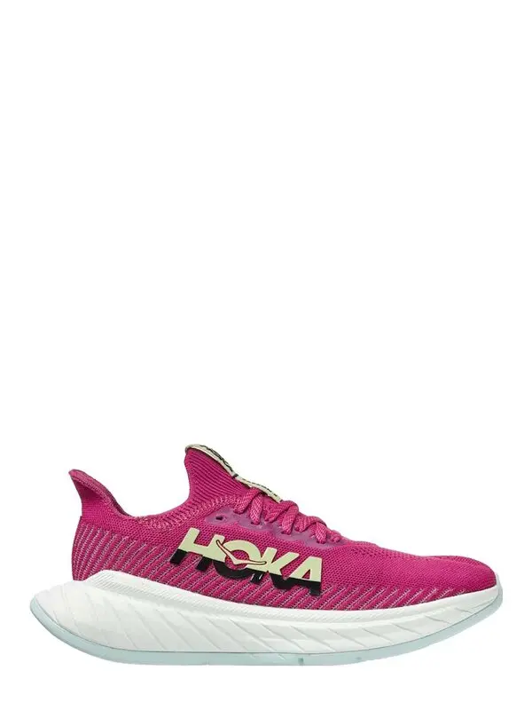 Hoka One One Carbon X 3 Sneakers - Festival Fuchsia/black