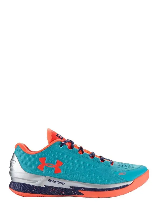 Under Armour Ua Curry 1 Low Sc30 Select Sneakers - Hyper Green/purple/blitz Orange