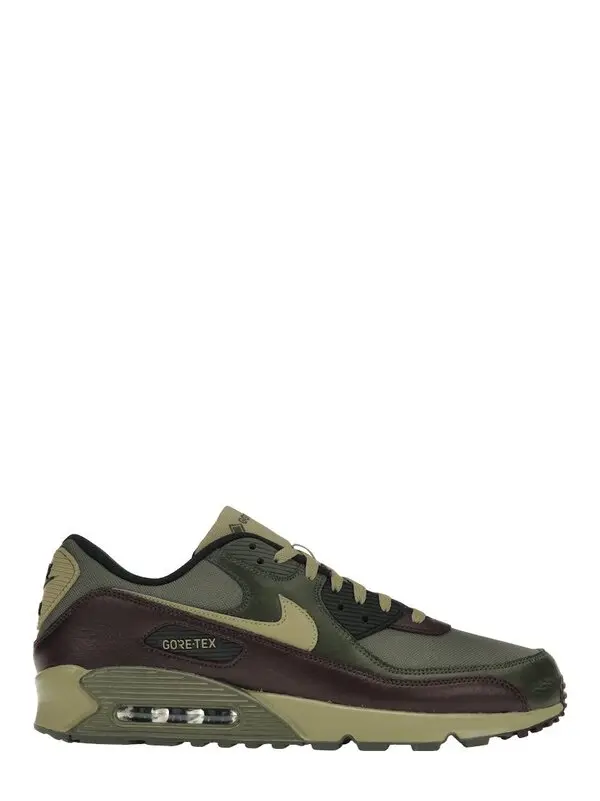 Nike Air Max 90 Gore-tex Sneakers - Medium Olive/cargo Khaki/burgundy Crush