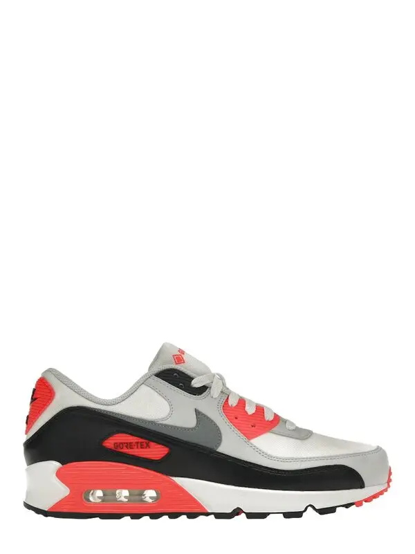 Nike Air Max 90 Gore-tex Sneakers - Summit White/cool Grey/bright Crimson