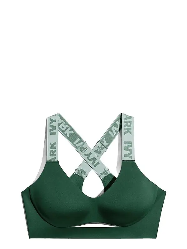 Adidas Ivy Park Cutout Medium Support Bra - Dark Green