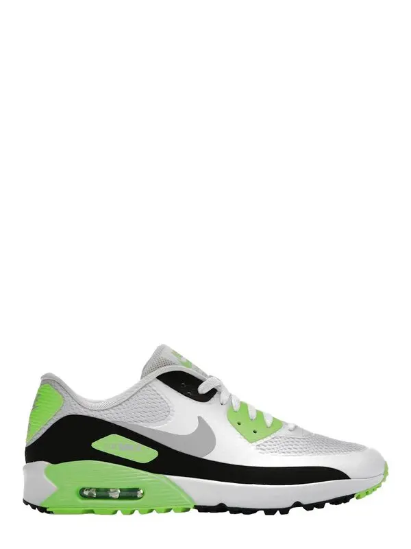 Nike Max 90 Golf Sneakers - White/black/flash Lime