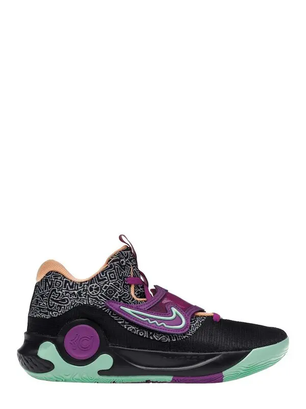 Nike Kd Trey 5 X Brooklyn Courts Sneakers - Black/peach Cream/green Glow