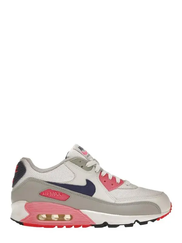 Nike Air Max 90 History Of Air Sneakers - White/asian Concord/lazer Pink