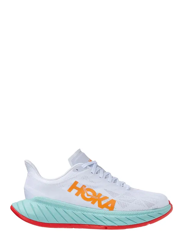 Hoka One One Carbon X 2 Sneakers - White/blazing Orange