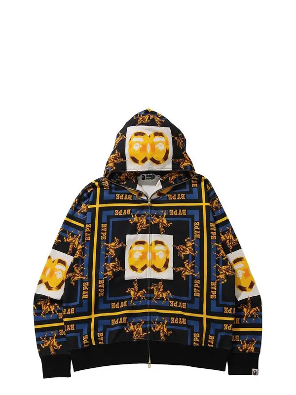 BAPE Double Ape Head Relaxed Full Zip Hoodie - Black