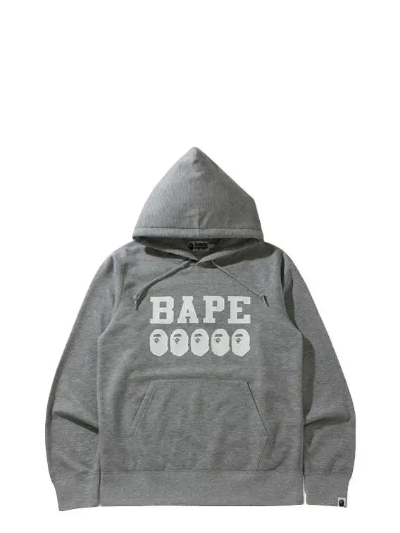 BAPE Go Skate Summer Pullover Hoodie - Grey