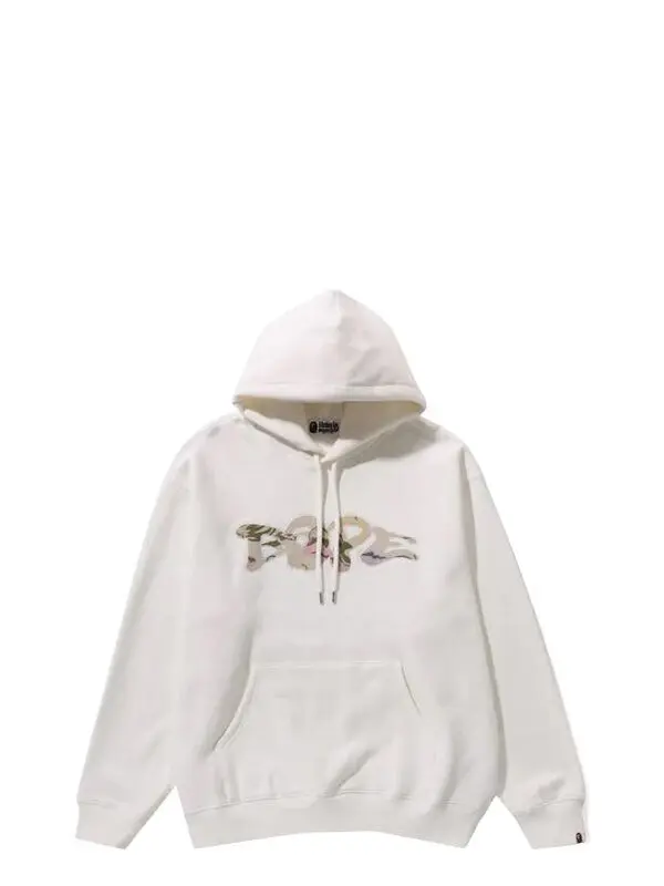 BAPE Gobelin Patch Pullover Hoodie - Ivory