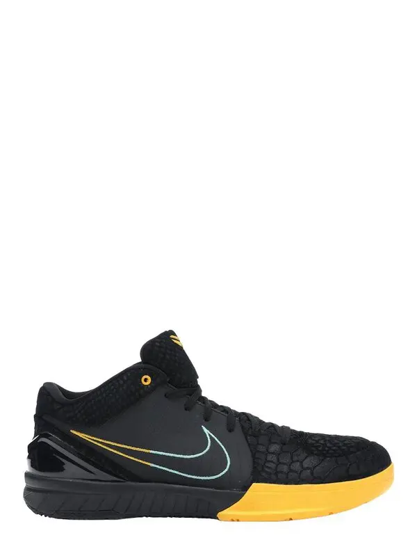 Nike Kobe 4 Protro Ftb Snake Sneakers - Black/aurora Green/university Gold
