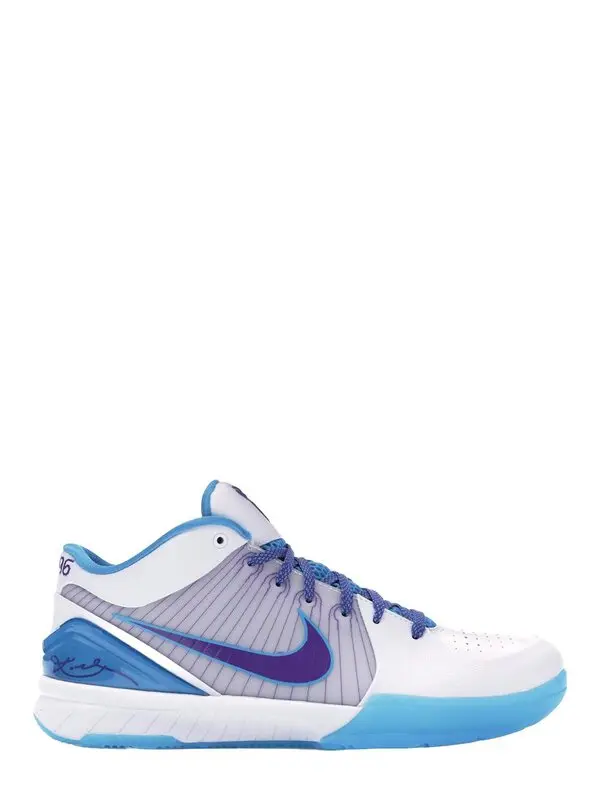 Nike Kobe 4 Protro Draft Day Hornets Sneakers - White/varsity Purple/orion Blue