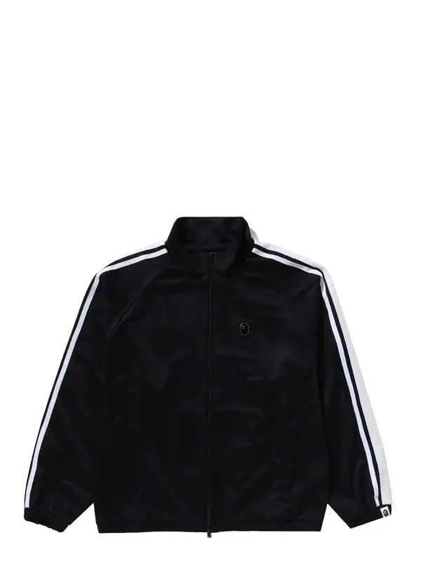 A BATHING APE Fans Scarf Track Jacket - Black