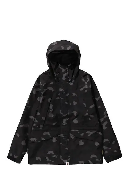 BAPE Gore-tex Camo Snowboard Jacket - Black