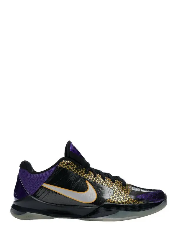Nike Kobe 5 Pop Away Sneakers - Black/chrome/del Sol