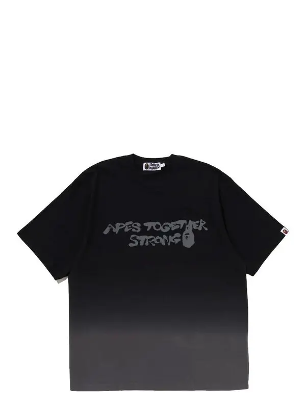 A BATHING APE Gradation Tee Shirt - Black