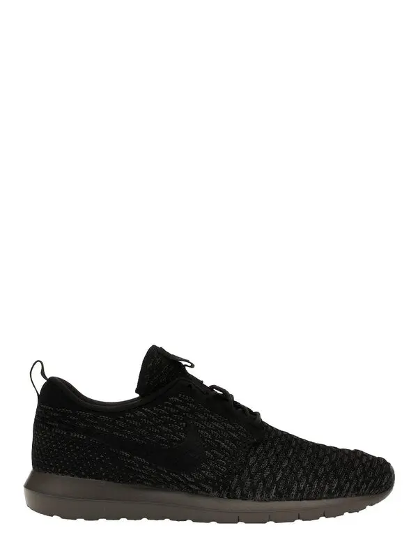 Nike Roshe Run Flyknit Sneakers - Black/midnight Fog