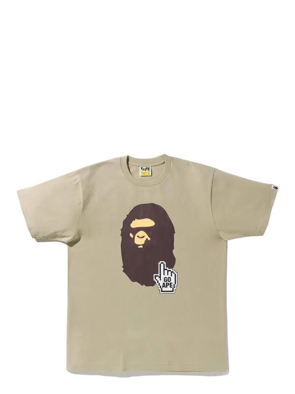 A BATHING APE Go Ape Online Exclusive Tee Shirt - Beige