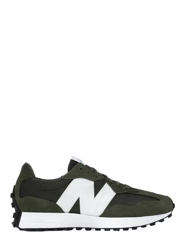 NEW BALANCE 327 Sneakers - Olive/white