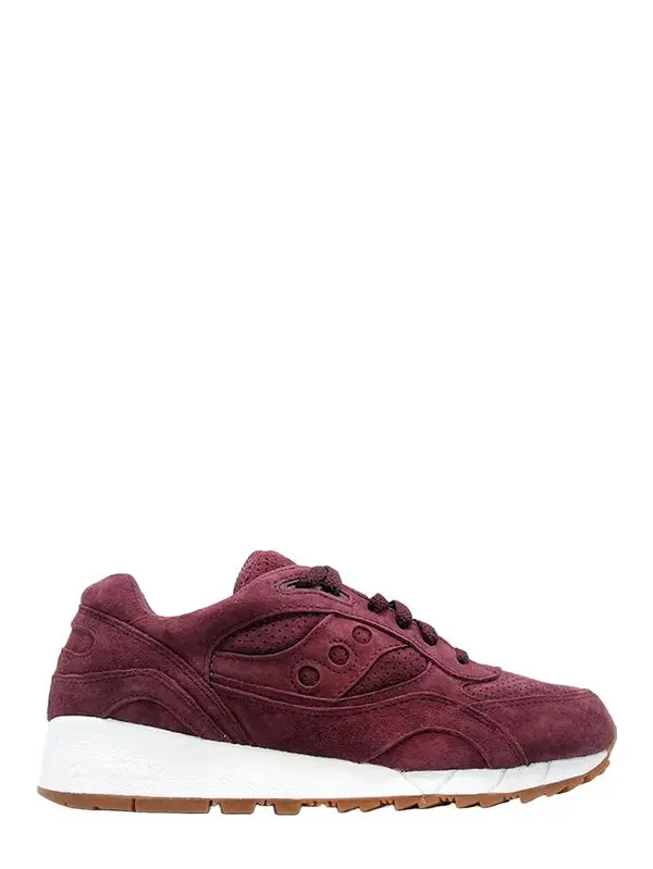 Saucony Shadow 6000 Suede Sneakers - Burgundy/white
