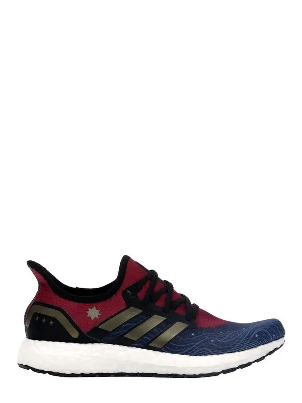 Adidas Speedfactory Am4 Captain Marvel Sneakers - White/gold Metallic