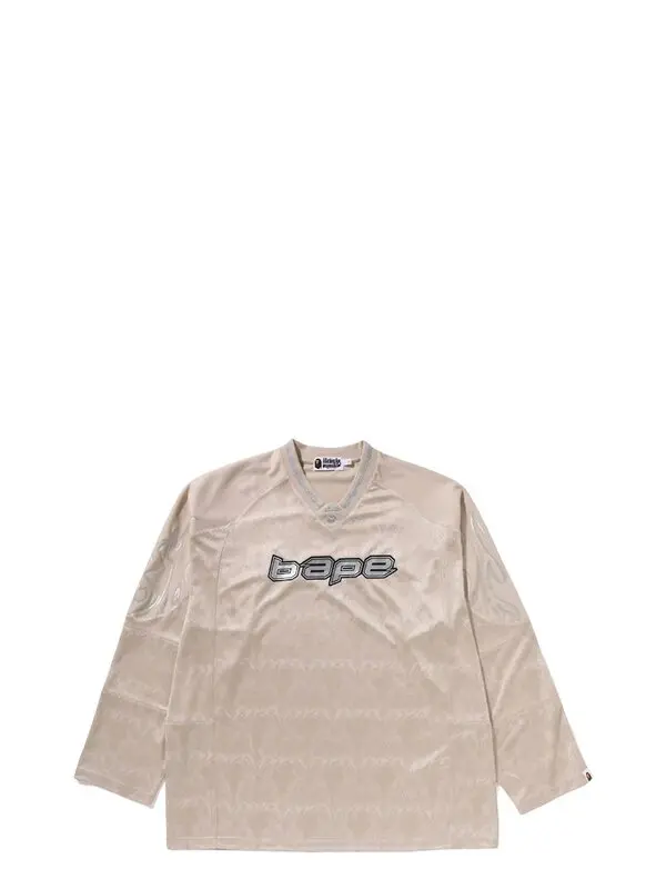 BAPE Flame Football Jersey - Beige