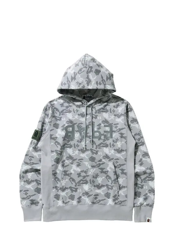 BAPE Digital Camo Pullover Hoodie - Gray