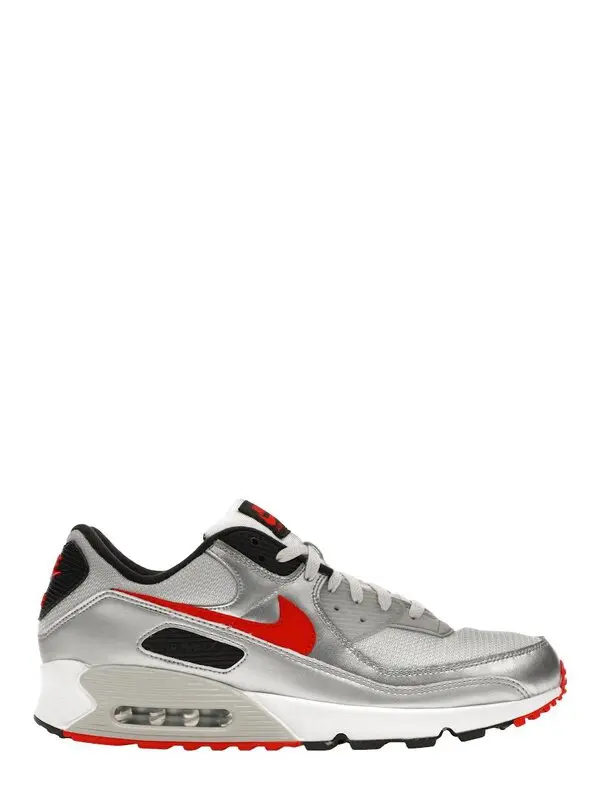 Nike Max 90 Icons Silver Bullet Sneakers - Photon Dust/metallic Silver/black