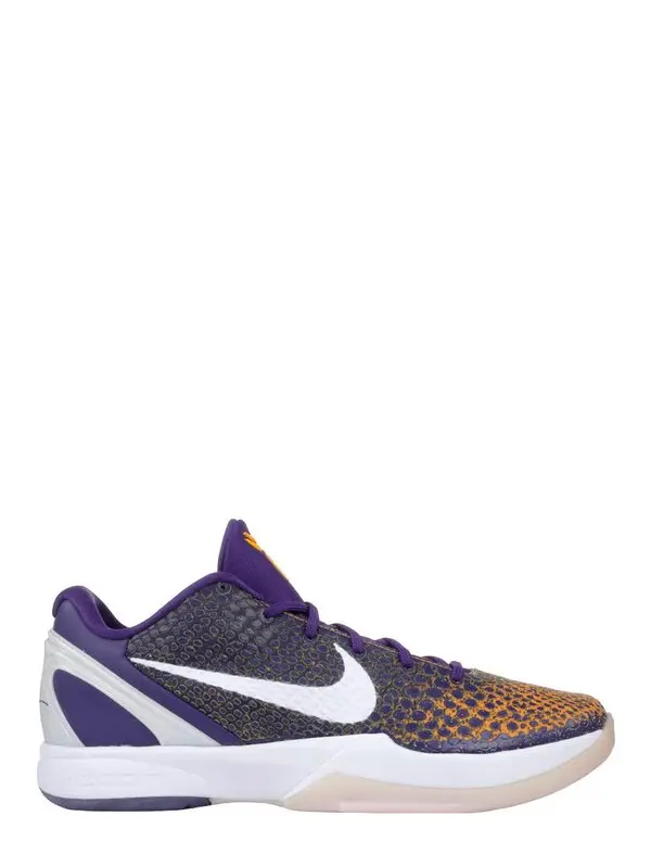 Nike Kobe 6 Lakers Gradient Away Sneakers - Club Purple/white/del Sol