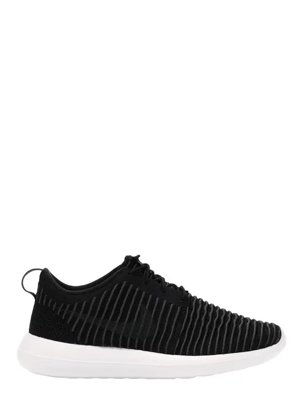 Nike Roshe Two Flyknit Sneakers - Black/dark Grey/white