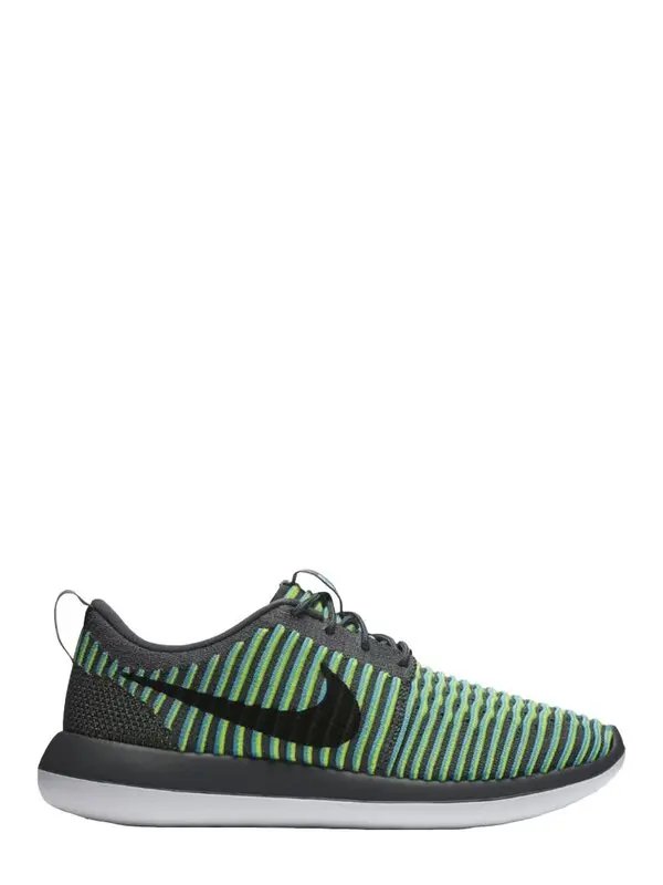 Nike Roshe Two Flyknit - Dark Grey/gamma Blue/volt