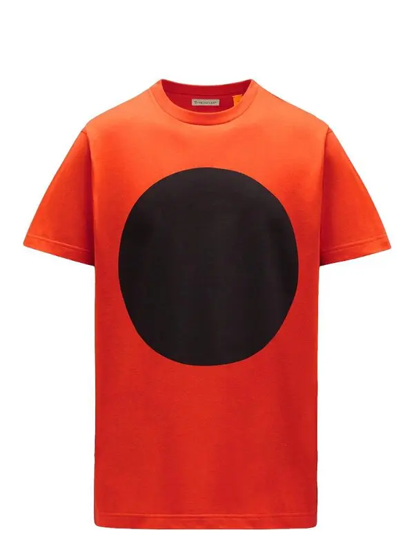 Moncler 5 Craig Green Printed T-shirt - Bright Orange/black