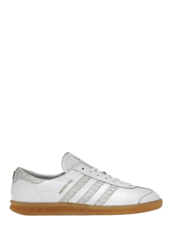 Adidas Hamburg Fish Market Sneakers - Cloud White/silver Metallic/grey Two