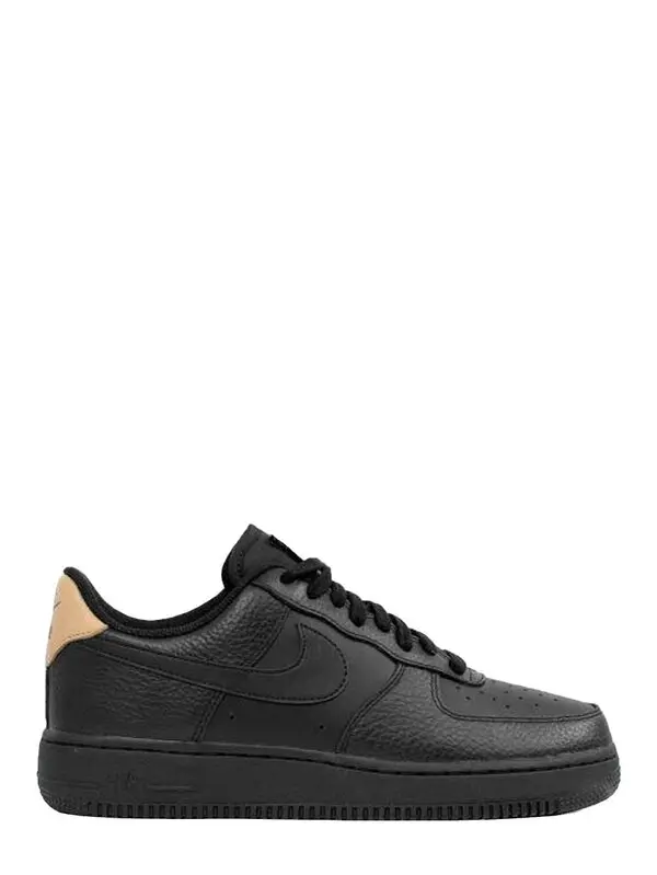 Nike Force 1 Low Vachetta Tan Sneakers - Black