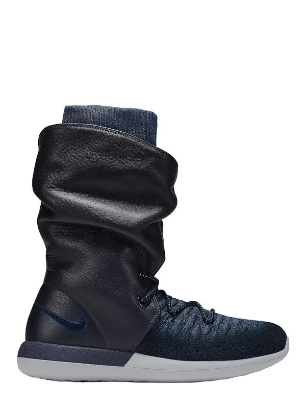 Nike Roshe Two Hi Flyknit - College Navy/squadron Blue/wolf Grey