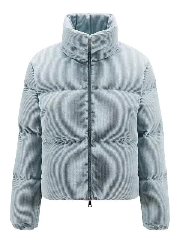 Moncler Antre Short Down Jacket - Stone Blue