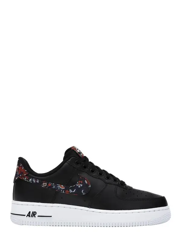 Nike Air Force 1 Low Floral - Black/white/game Royal