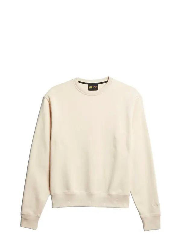 Adidas Pharrell Williams Basics Crewneck Sweatshirt - Ecru Tint
