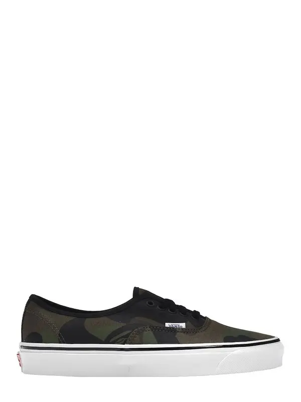 VANS Authentic 44 Dx Bape 1st Camo Sneakers - Green/black/brown